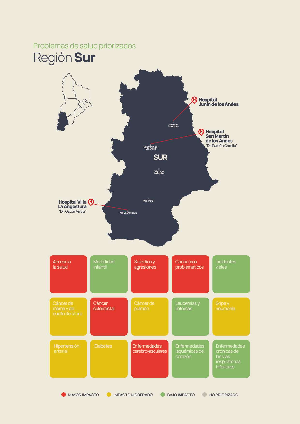 Región Sur - Ministerio de Salud de la Provincia del Neuquén