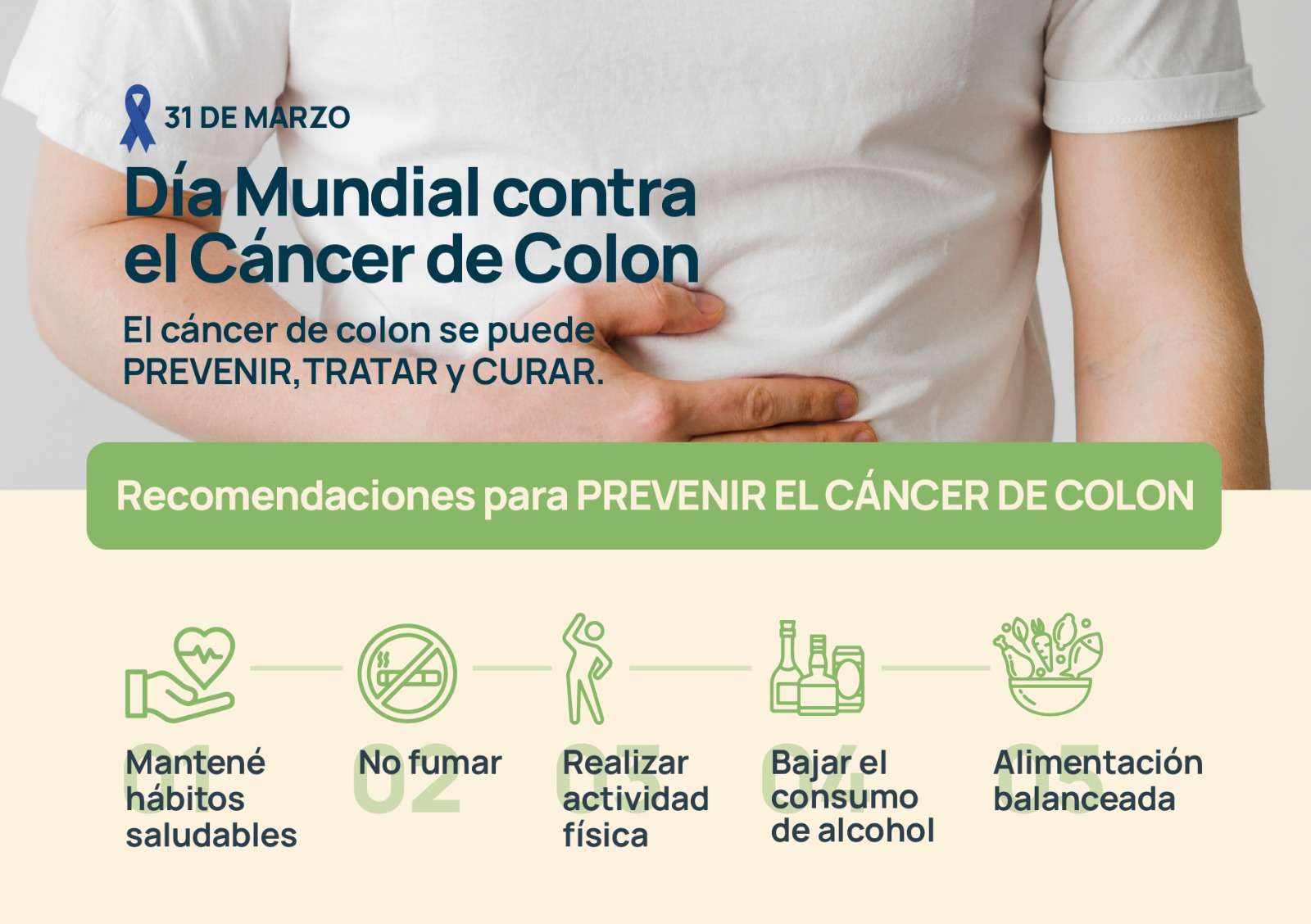 Realizan actividades para visibilizar el cáncer colorrectal ...